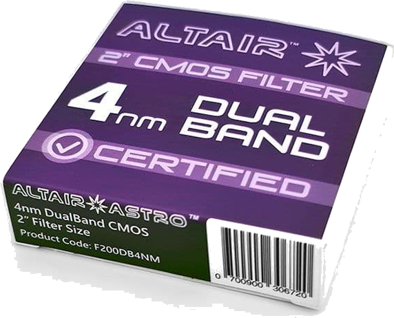 Filtre photo dual-bande Hα (H-alpha)-OIII 4nm ULTRA Premium - coulant ...